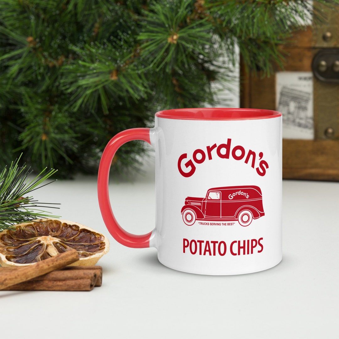 Gordon's Potato Chip Mug With Color Inside, Holiday Gift for Mom or Dad ...