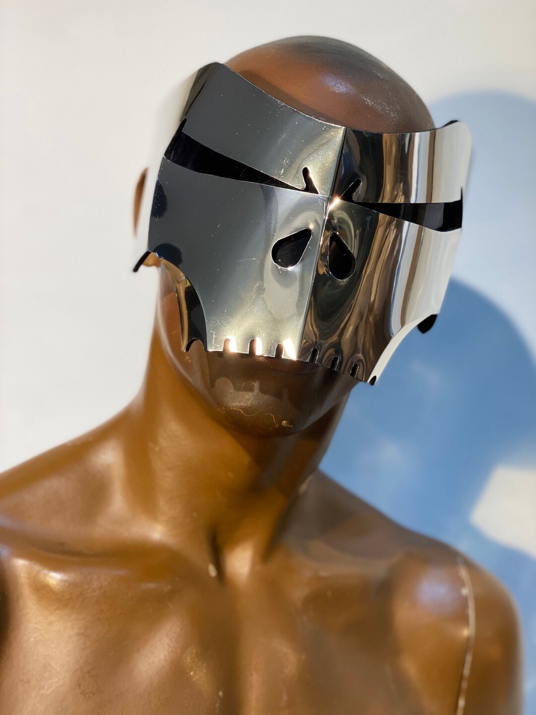 Skull Mask, Skeleton , Metallic Dead Mask - Etsy