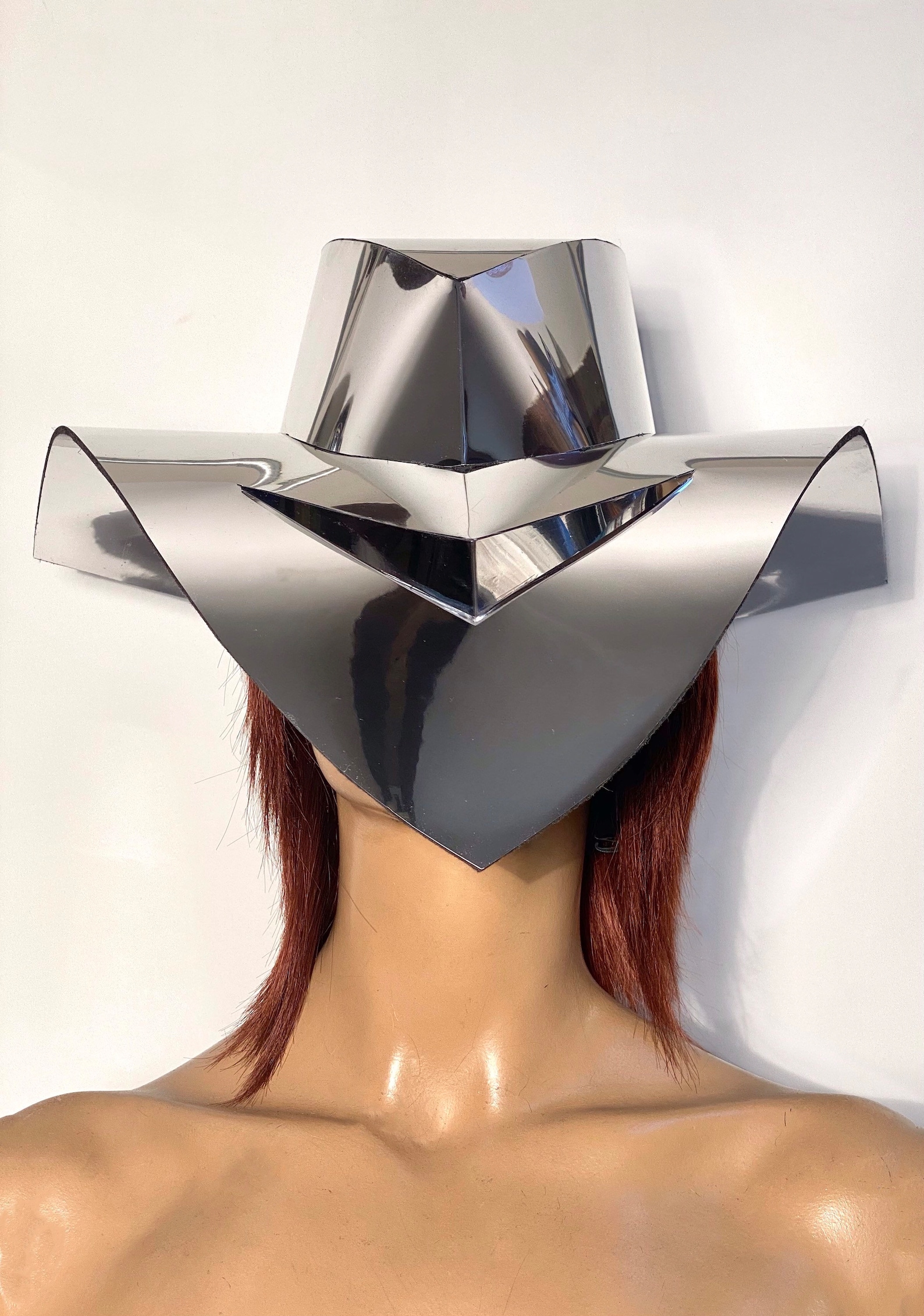 Space Musketeer Hat, Big Brim, Futuristic Fedora, Built in Visor - Etsy UK