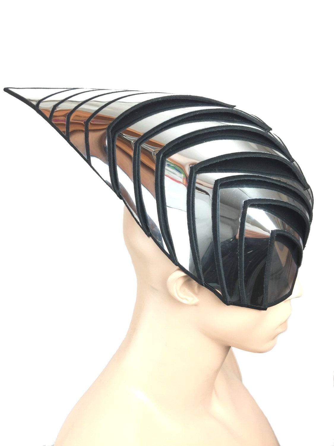 Wasp inspired cyborg mask headpiece robot armor sci fi | Etsy