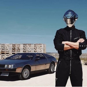 Futuristic Inspired Cyborg Mask Helmet Headpiece Robot Armour Robo Cop ...