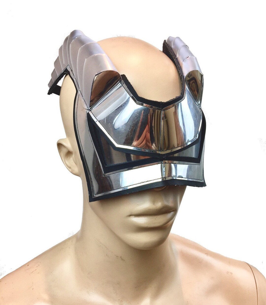Superhero Visors With Horns, Burning Man, Sci-fi, Cyber Glasses, Mask ...