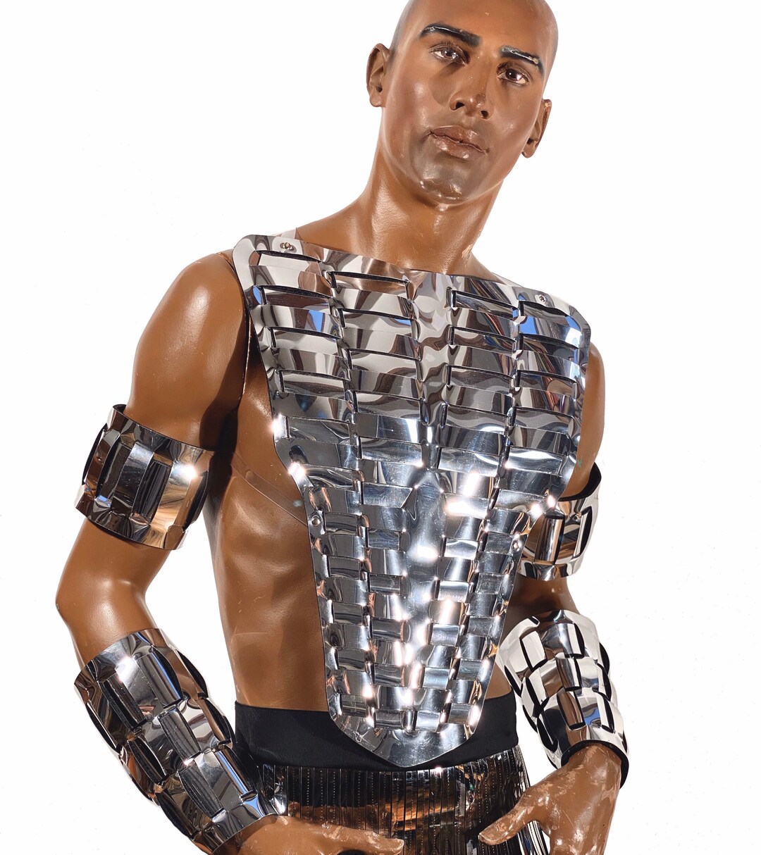 Woven Warrior Breastplate, MET Gala Outfit, Futuristic Armor, Bust ...