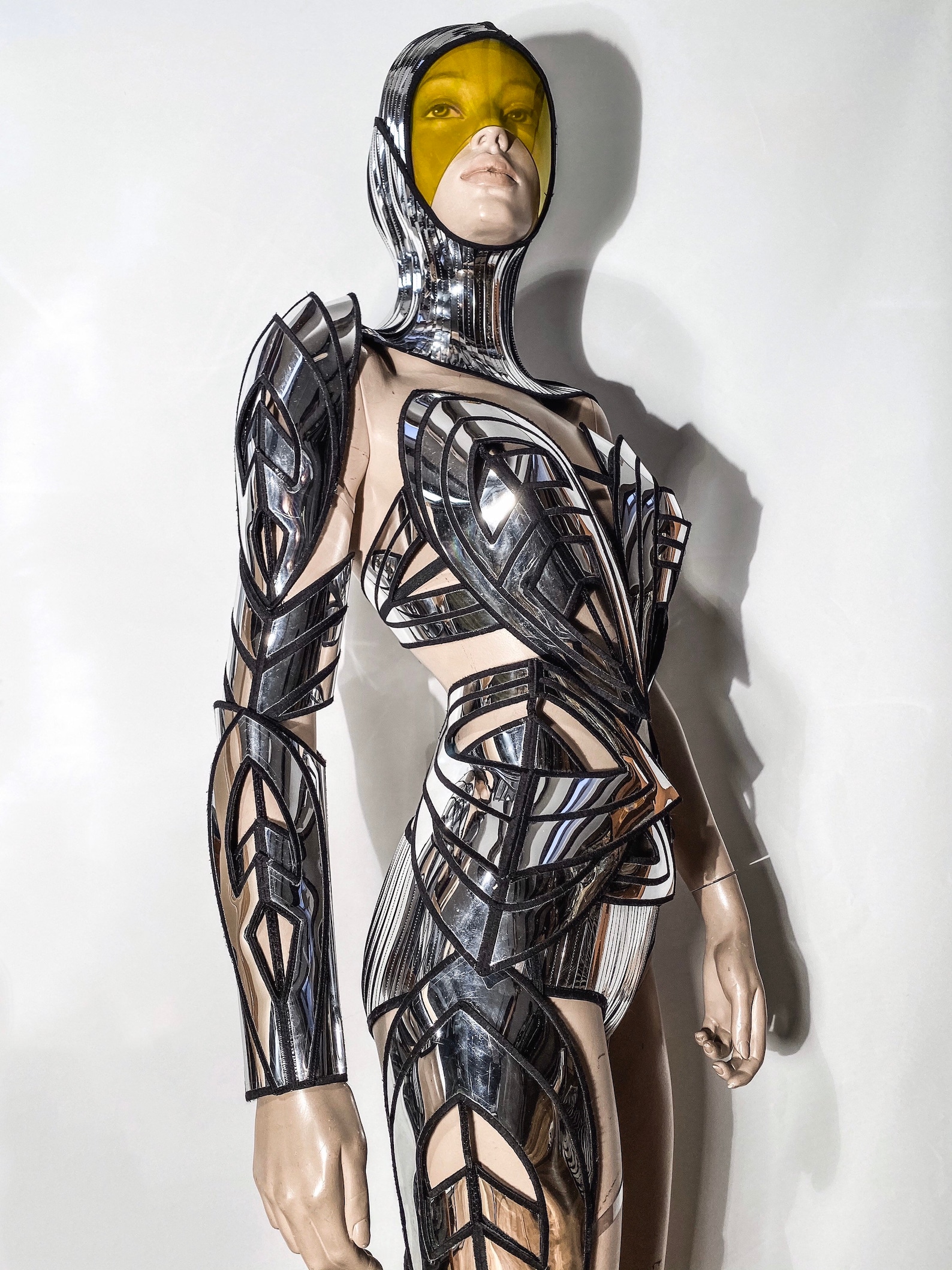 Robotic Shoulder Armor: Mirror PVC Cyborg Arm Costume - Etsy