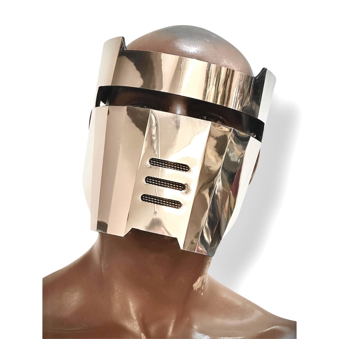 Robot Headpiece Visor Face Wrap , Cyclops, Cyberpunk, Futuristic Robot ...