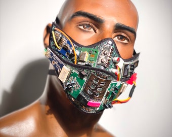 Futuristic Face Mask - Etsy