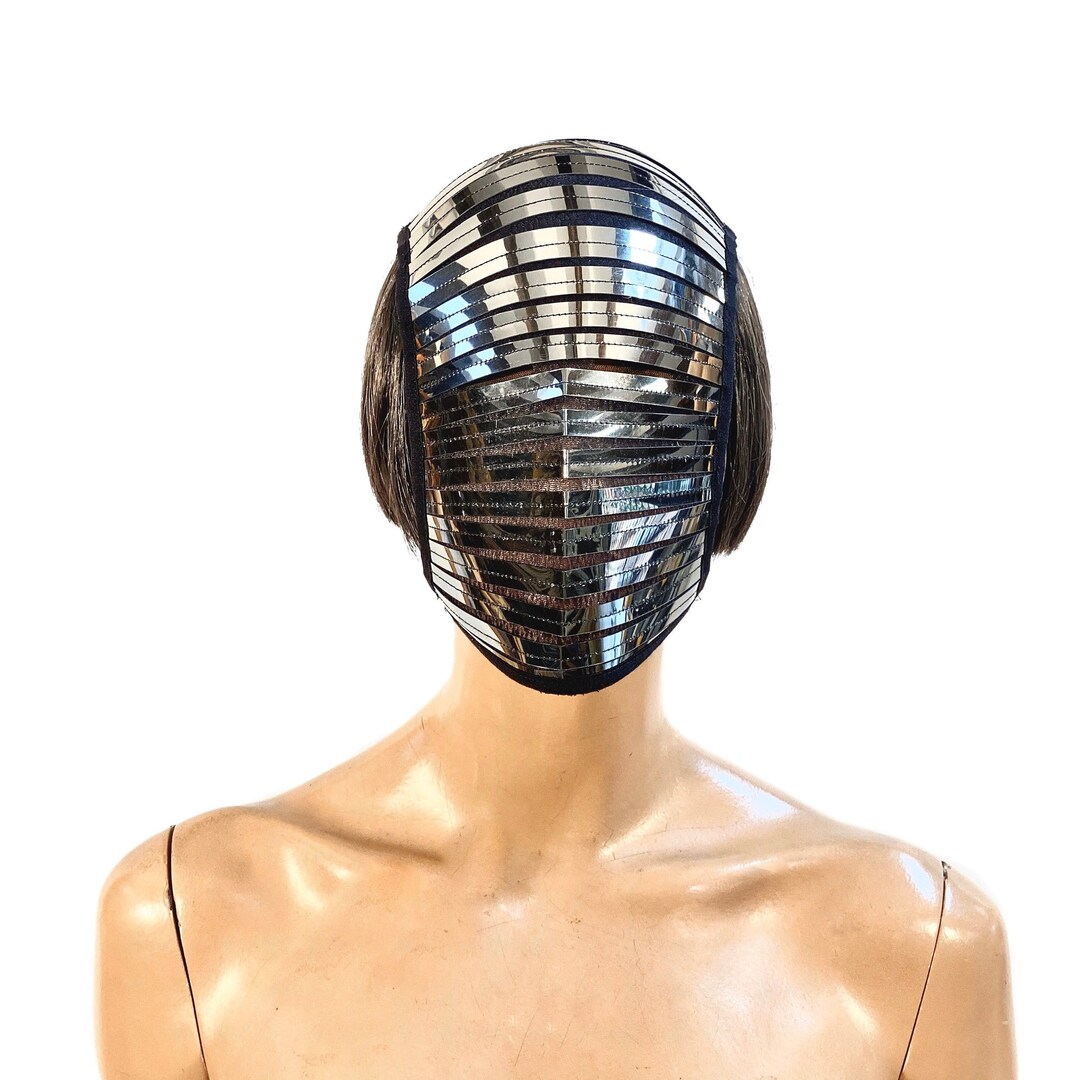 Futuristic Fence Mask, Sci-fi Alien Headgear, Futuristic Alien Cyber ...