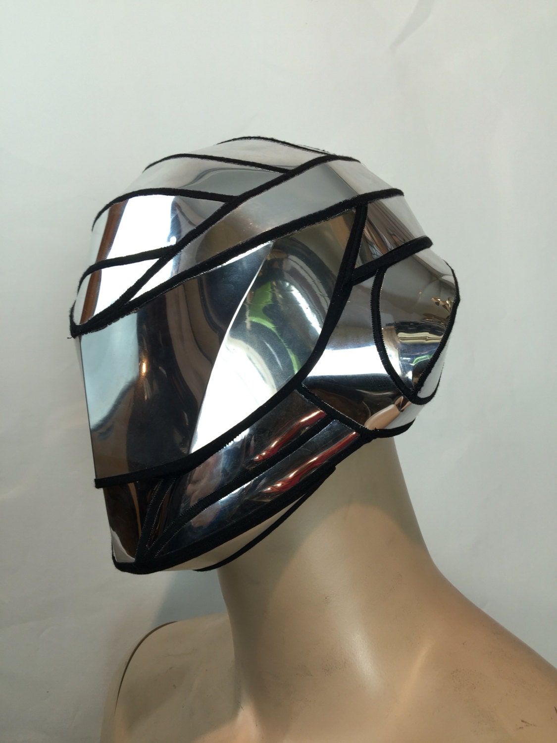 Futuristic inspired cyborg mask helmet headpiece robot armour | Etsy