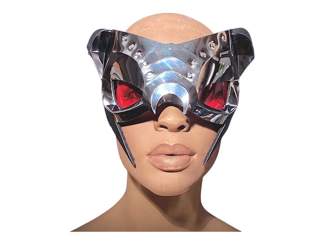 Cyber Scorpio Headpiece: in Chrome or Gold Burning Man Mask - Etsy
