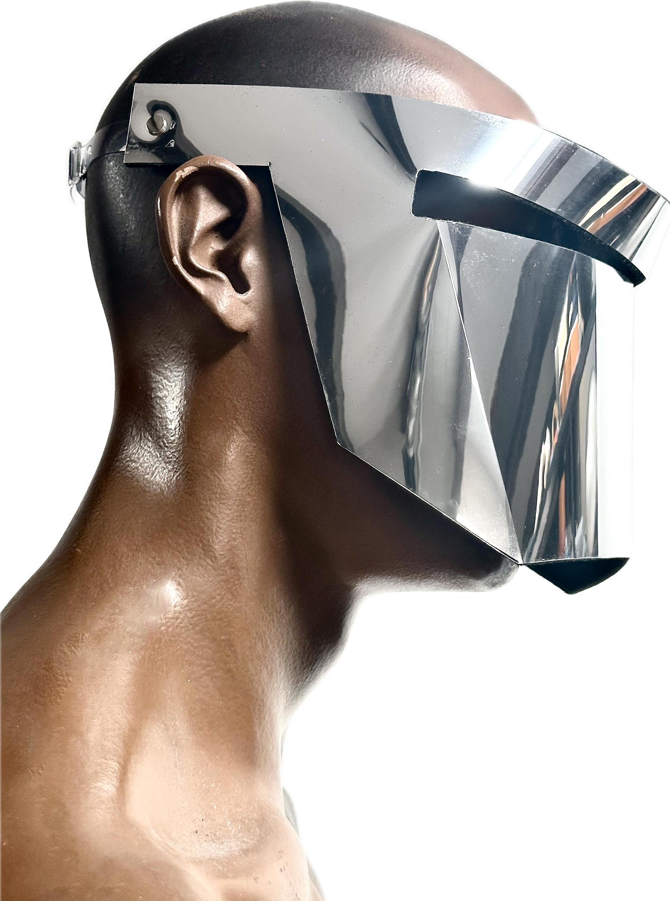 Large Anger Visor , Cyclops, Robot Headpiece, Cyberpunk, Futuristic - Etsy