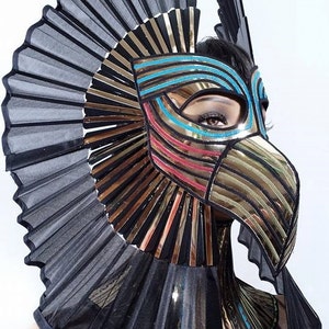 Horus God of Heaven, Egyptian Ancient Gold Mask, Falcon Face Mask - Etsy