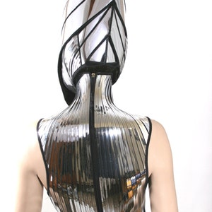 2 Piece Alien Cyborg Mask, Headpiece ,robot Armor ,sci Fi Futuristic ...