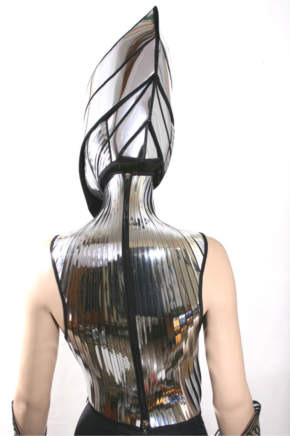 Alien Cyborg Headpiece, Sci-fi Steampunk Mask, Cyber Headdress - Etsy UK