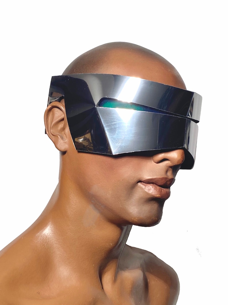 Anger Visor , Cyclops, Robot Headpiece, Cyberpunk, Futuristic - Etsy