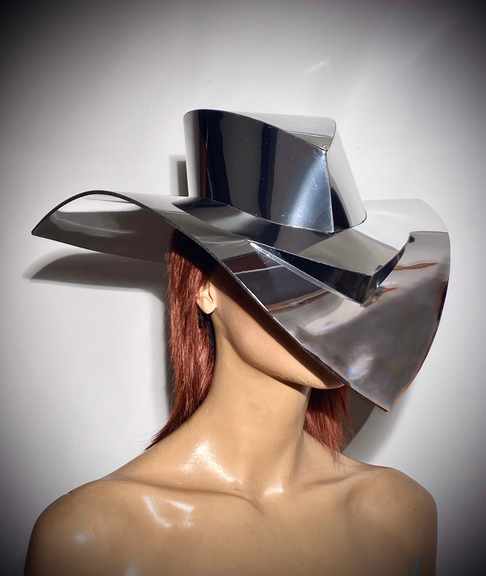 Space Musketeer Hat, Big Brim, Futuristic Fedora, Built in Visor - Etsy UK
