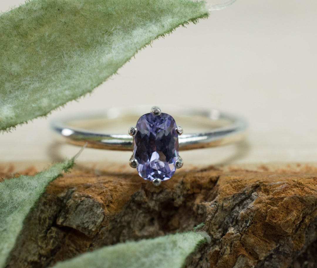 Lavender Spinel Ring; Genuine Untreated Vietnam Color Change Spinel; 0 ...