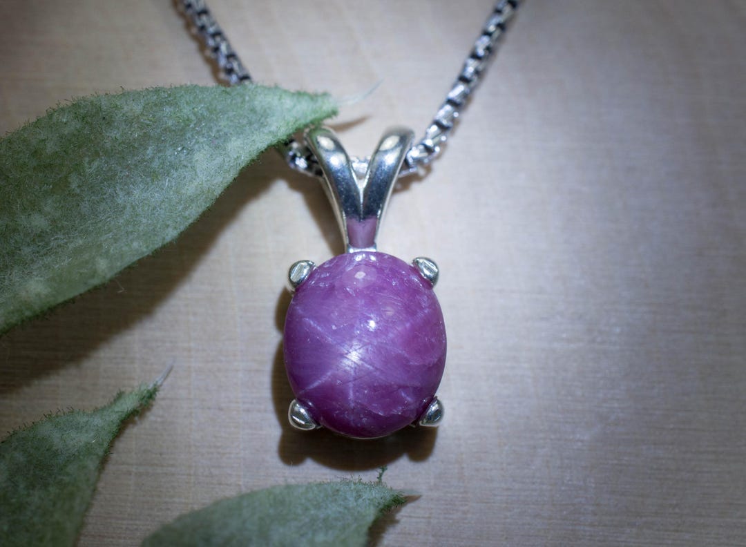 Star Ruby Pendant; Natural Untreated India Star Ruby; 4.410cts - Etsy