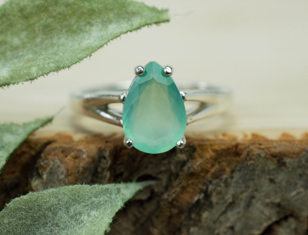 Aquaprase Ring, Natural Untreated African Aquaprase™; 1.340cts - Etsy