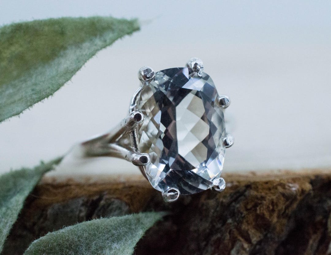 Topaz Ring, Natural Untreated Colombia Topaz; 6.155cts - Etsy