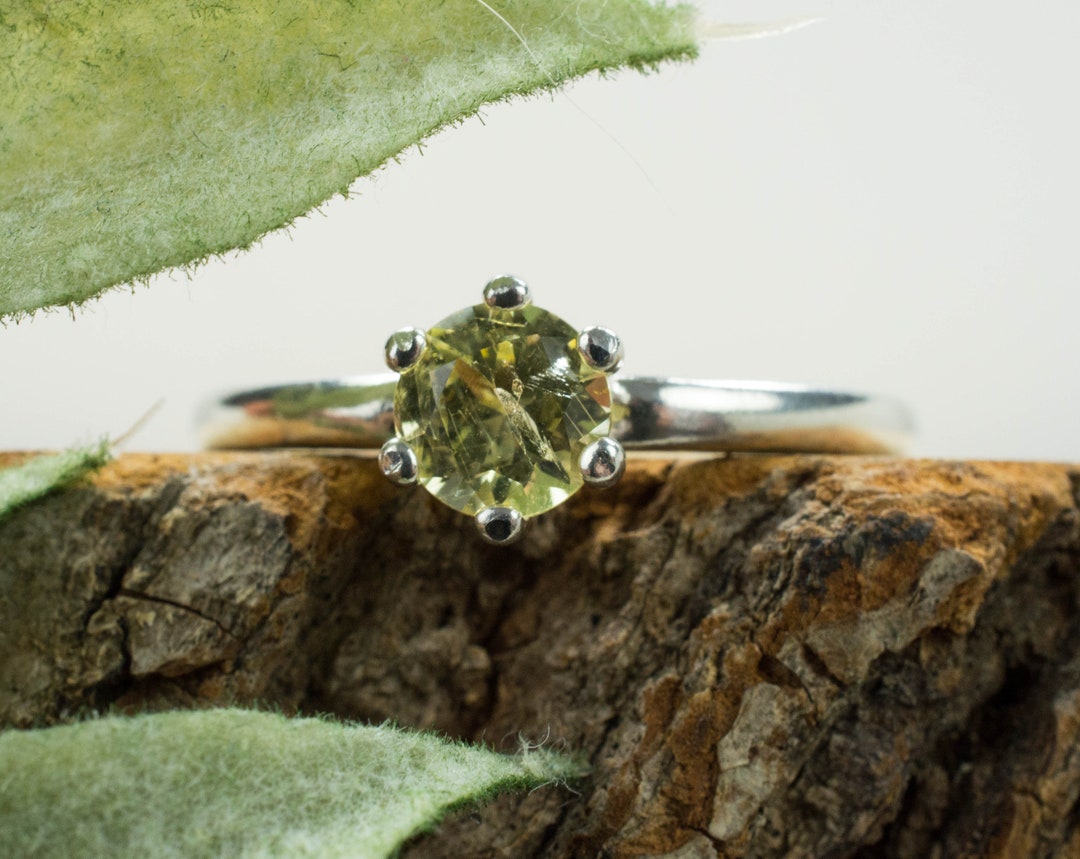 Yellow Danburite Ring; Genuine Untreated Tanzanian Danburite - Etsy