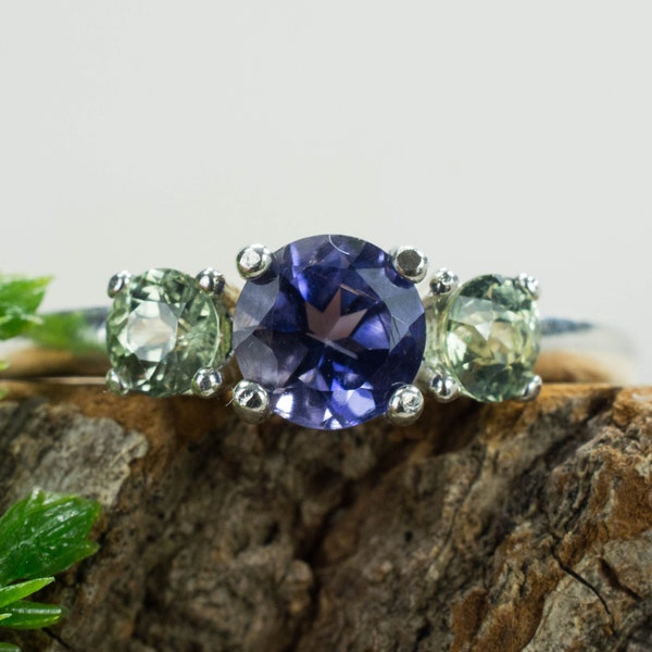 Iolite Ring - Etsy