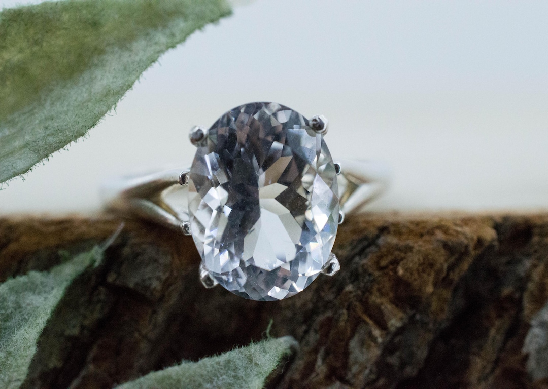 Quartz Ring, Natural Untreated Tanzania Mondo Quartz; 3.525cts - Etsy