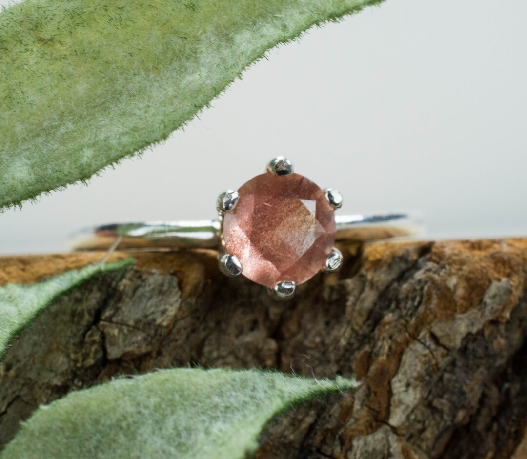 Oregon Sunstone Ring Genuine Untreated USA Sunstone - Etsy