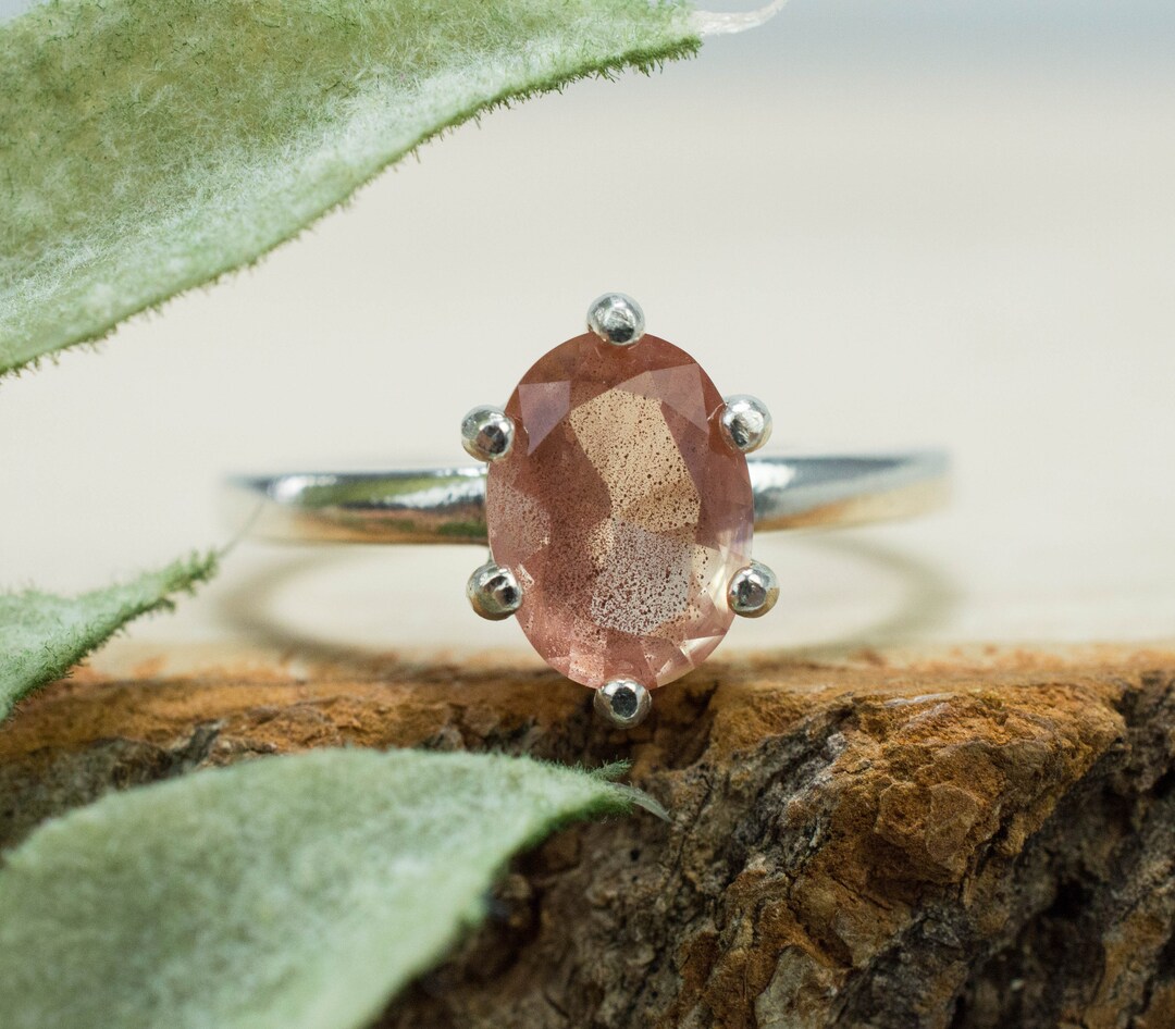 Oregon Sunstone Ring; Natural Untreated USA Sunstone; 1.260cts - Etsy