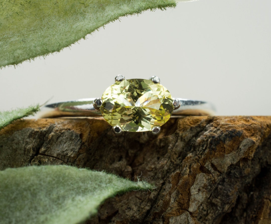 Yellow Danburite Ring; Genuine Untreated Tanzania Danburite - Etsy