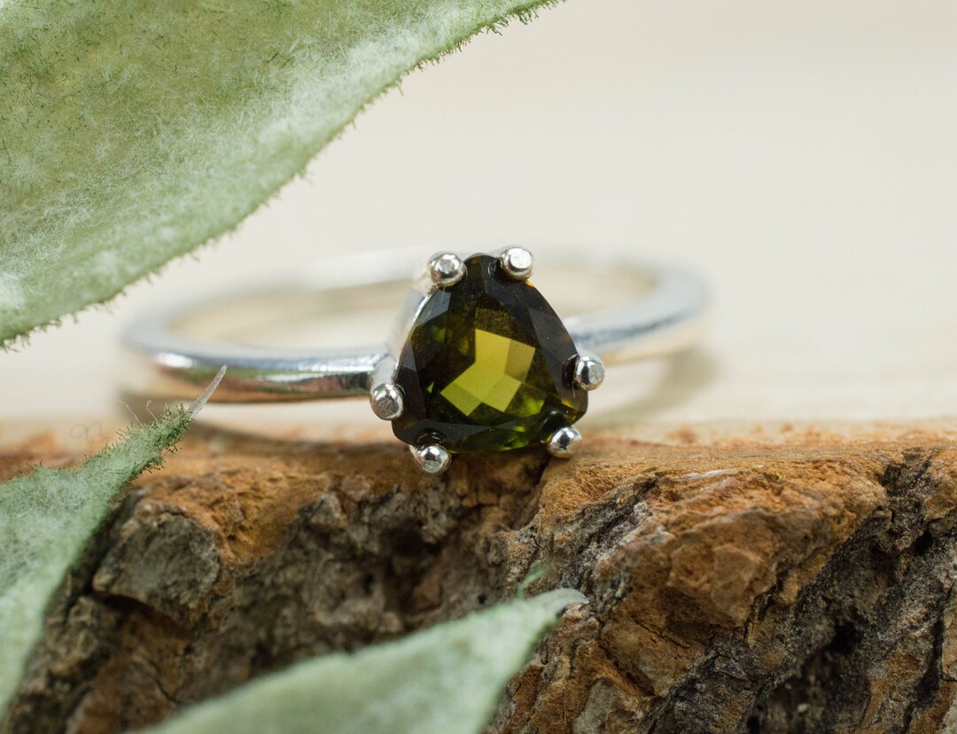 Tourmaline Ring Genuine Untreated Tanzania Dravite Tourmaline 0.760cts ...
