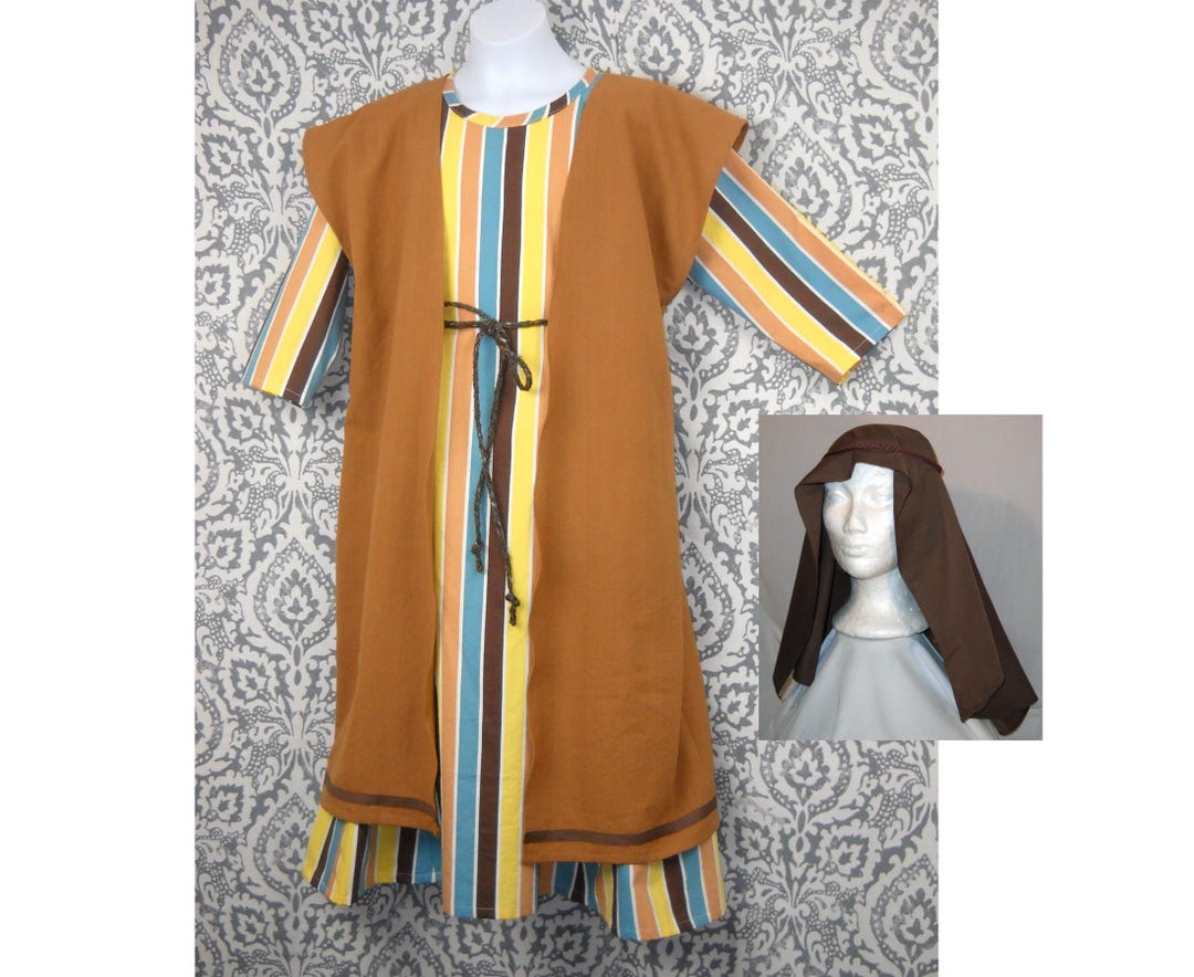 Sz 6x/7 Christmas Nativity Play Costume Shepherd or Joseph, Innkeeper ...