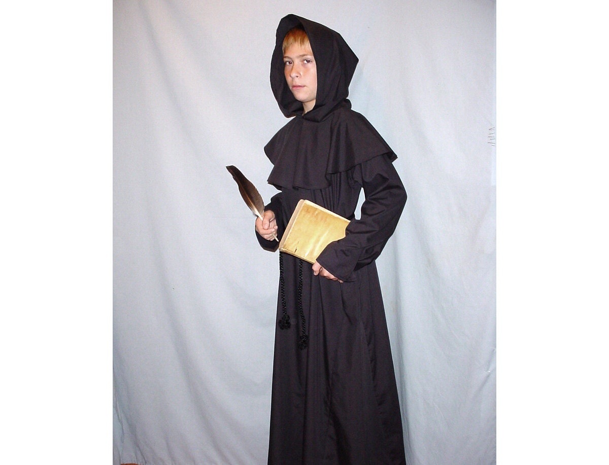 Sz 7-10 Custom Saint Benedict Monk Costume For All Saints Day | Etsy Sz 7-10 Custom Saint Benedict Monk Costume For All Saints Day | Etsy