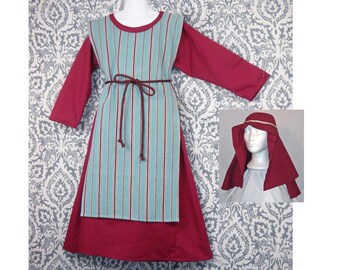 Kid Size 7 Christmas Nativity Play Costume Shepherd or Joseph ...