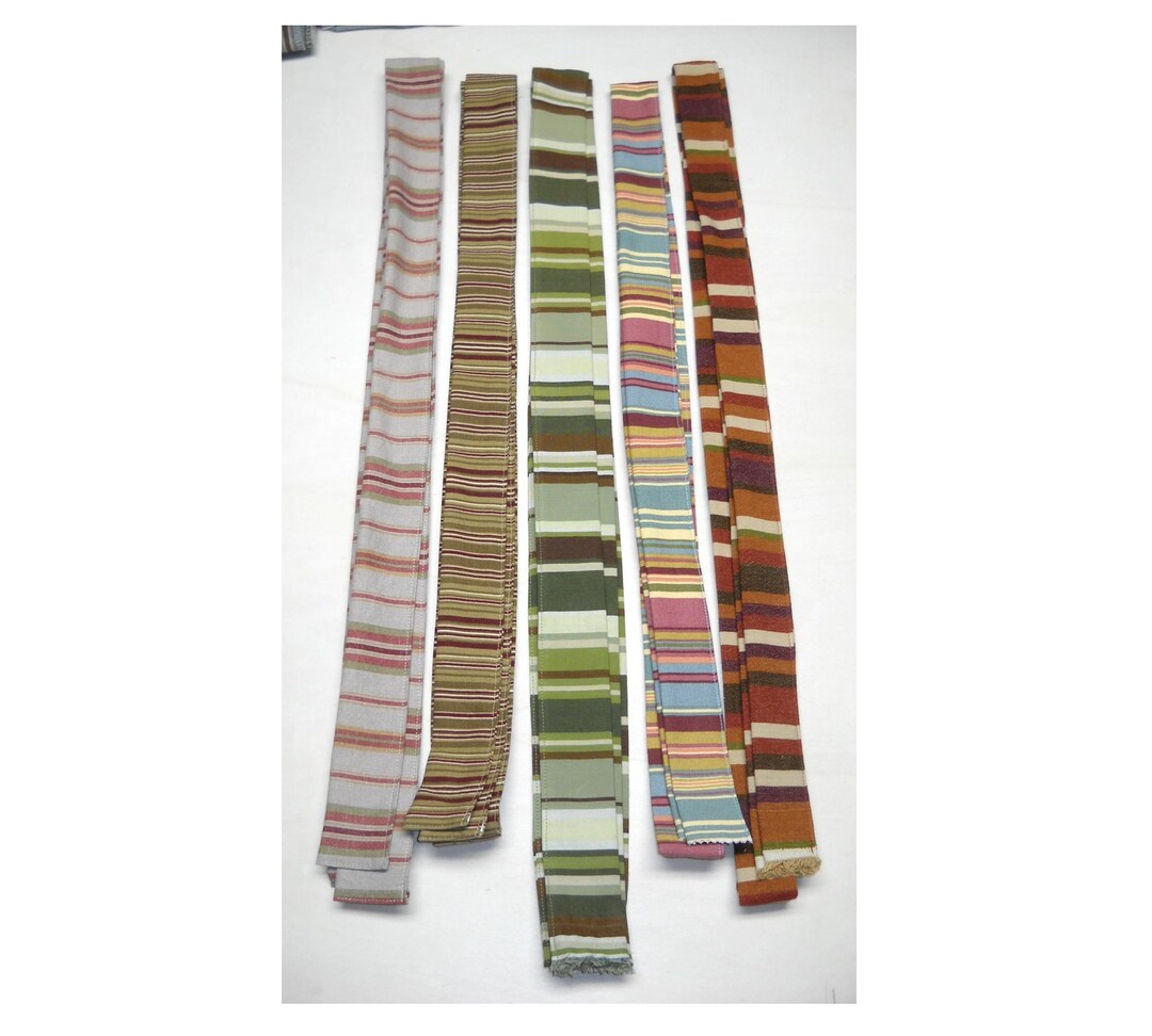 5 Colorful Fabric Costume Sashes, Belts for Christmas Nativity Play ...