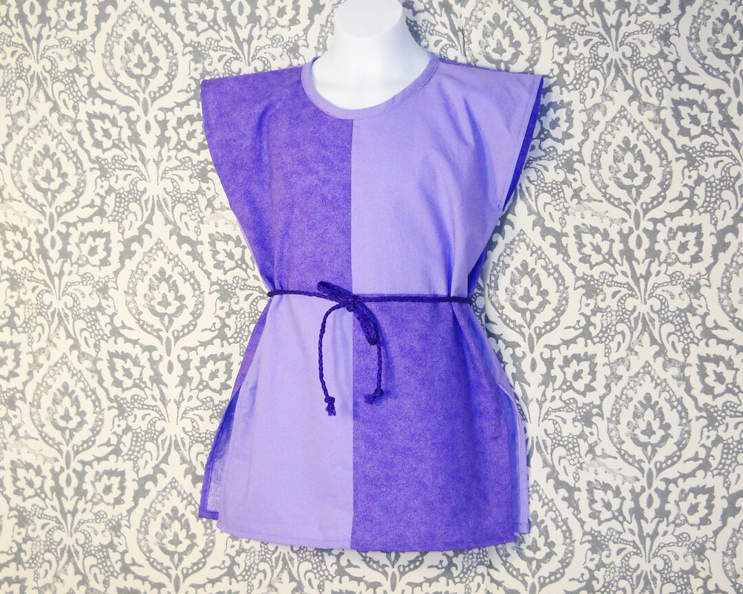 Sz 8/10 Kid's Medieval Knight Parti-color Cotton Tunic Shirt SCA LARP ...