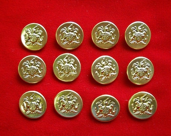 Crest Buttons | Etsy