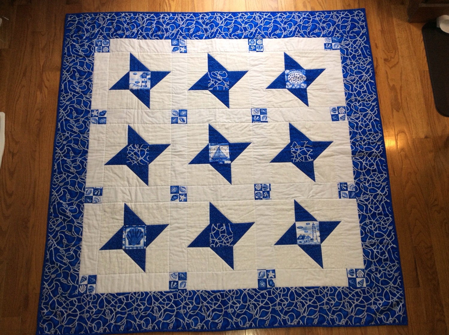 Nautical Friendship Star Quilt - Etsy