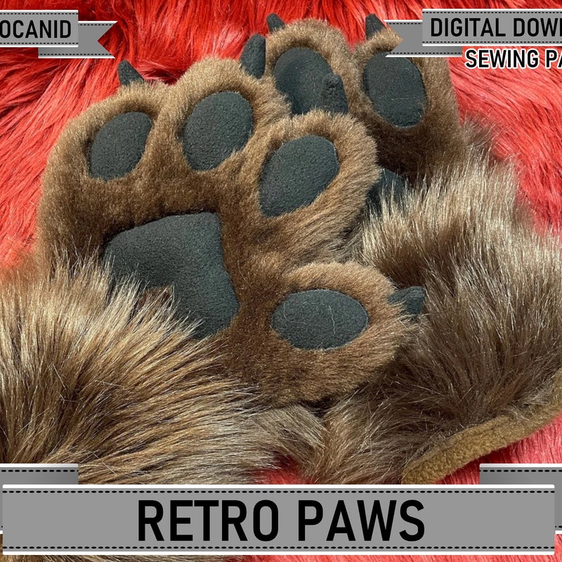Furry Hand Paws - Etsy