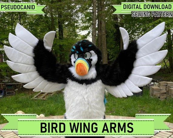Bird Wings/wing Arm Pattern digital Pdf/tutorial A4/ANSI - Etsy