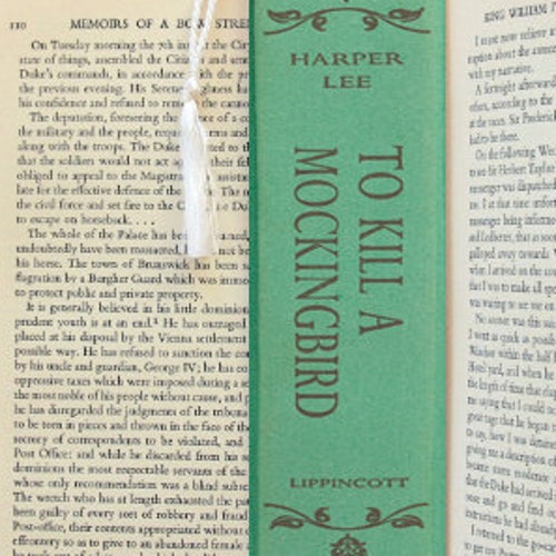 To Kill a Mockingbird Spine Felt Tasseled Bookmark 2x7 | Etsy