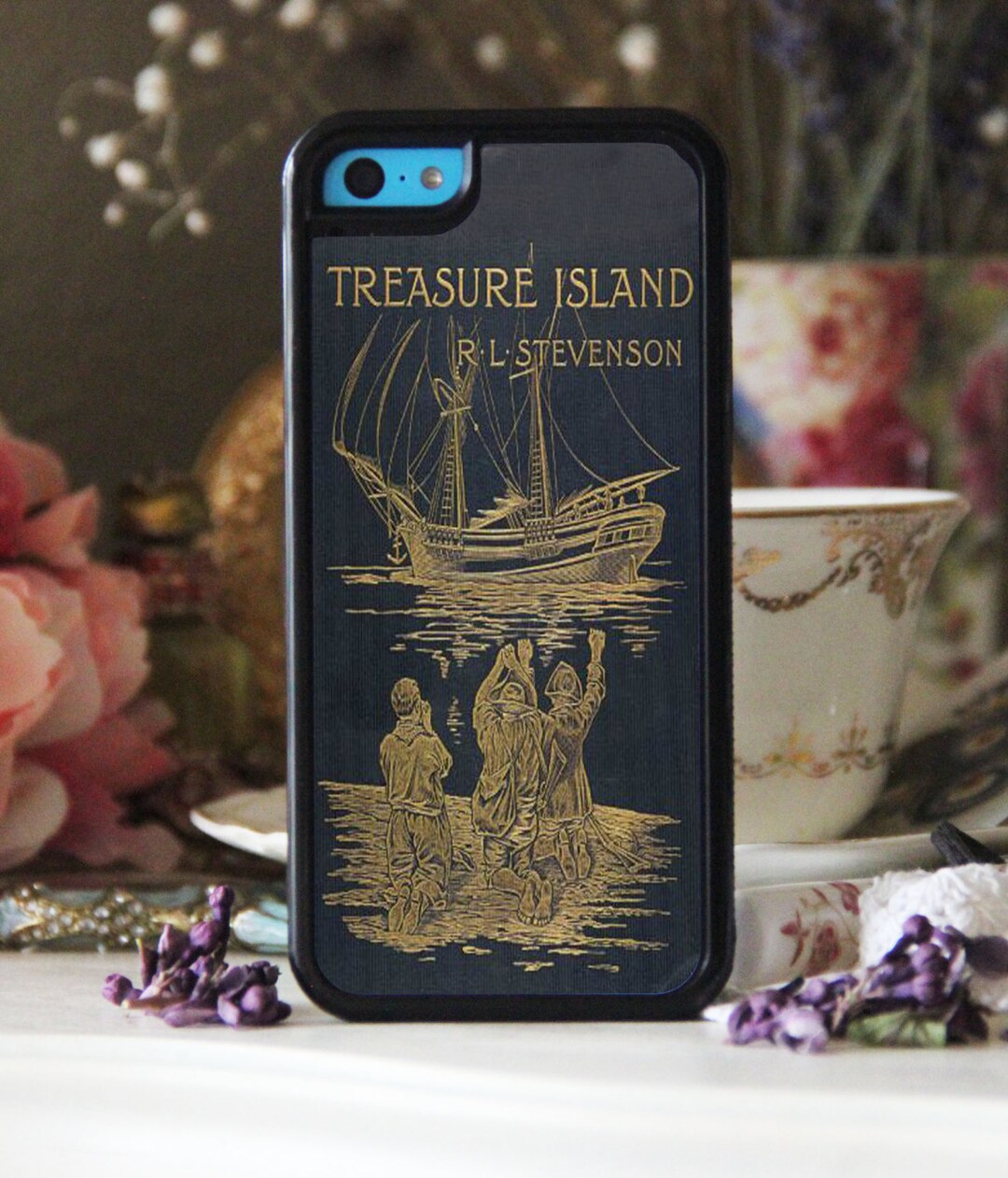 Treasure Island Book Cover Phone Case Samsung iPhone - Etsy