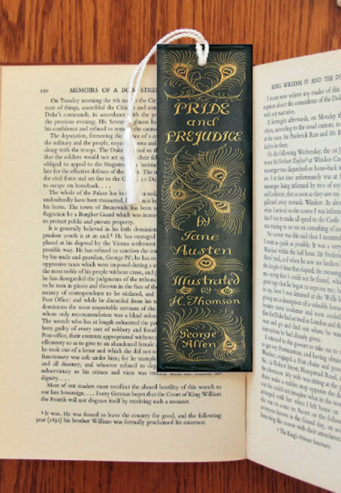Pride & Prejudice Spine Felt Tasseled Bookmark 2x7 | Etsy