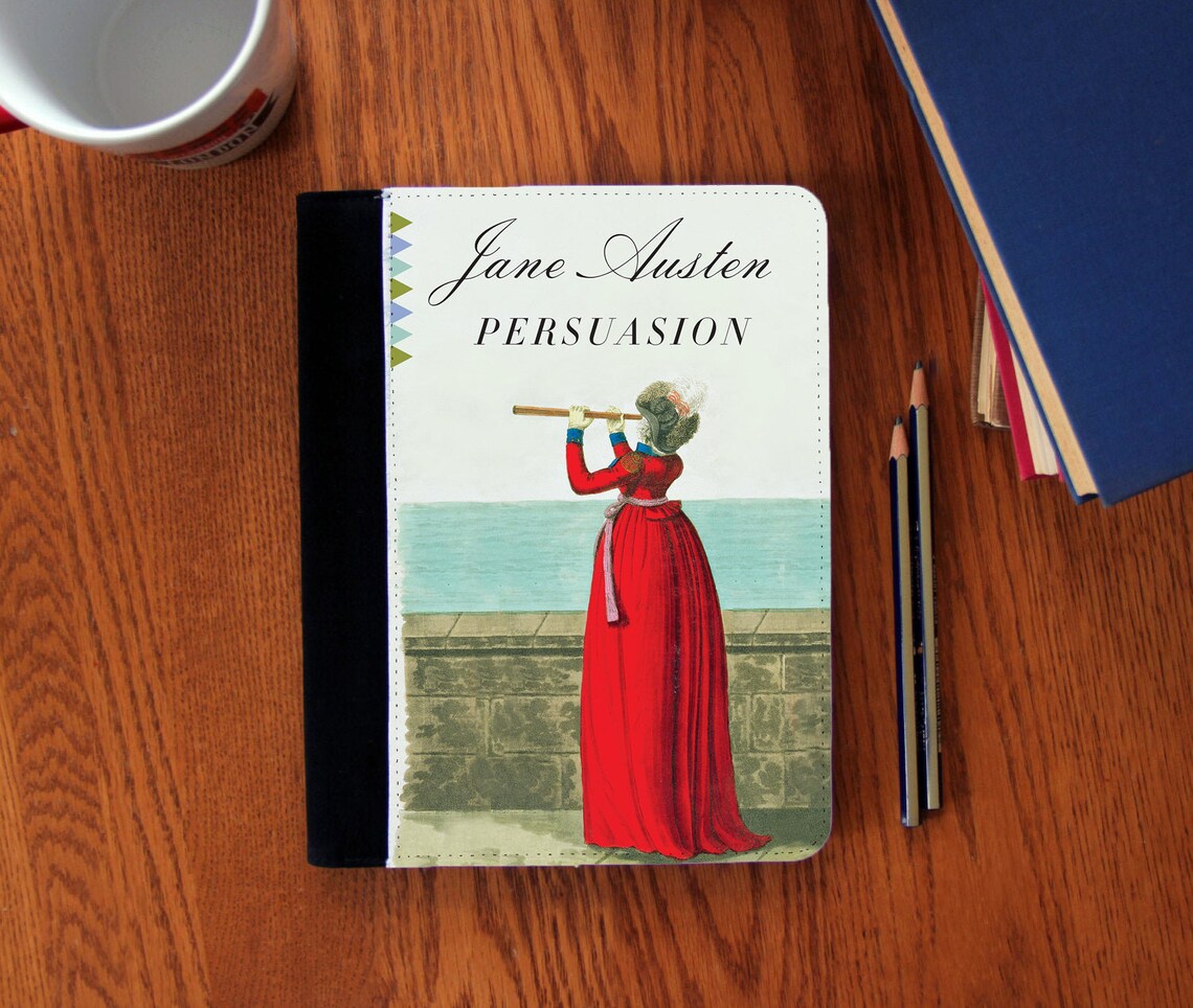 Persuasion Book Cover Notebook Journal Suede Canvas Cute | Etsy