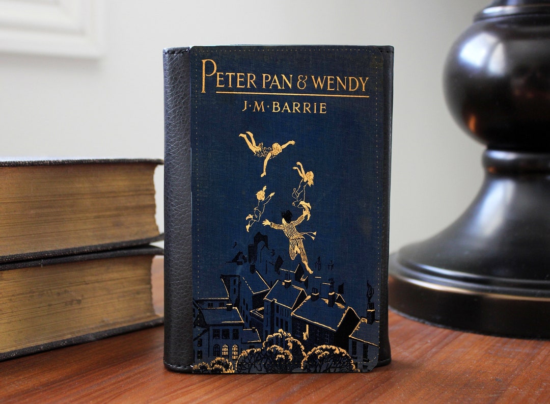 Peter Pan and Wendy Book Cover Bifold Faux Leather Wallet - Etsy