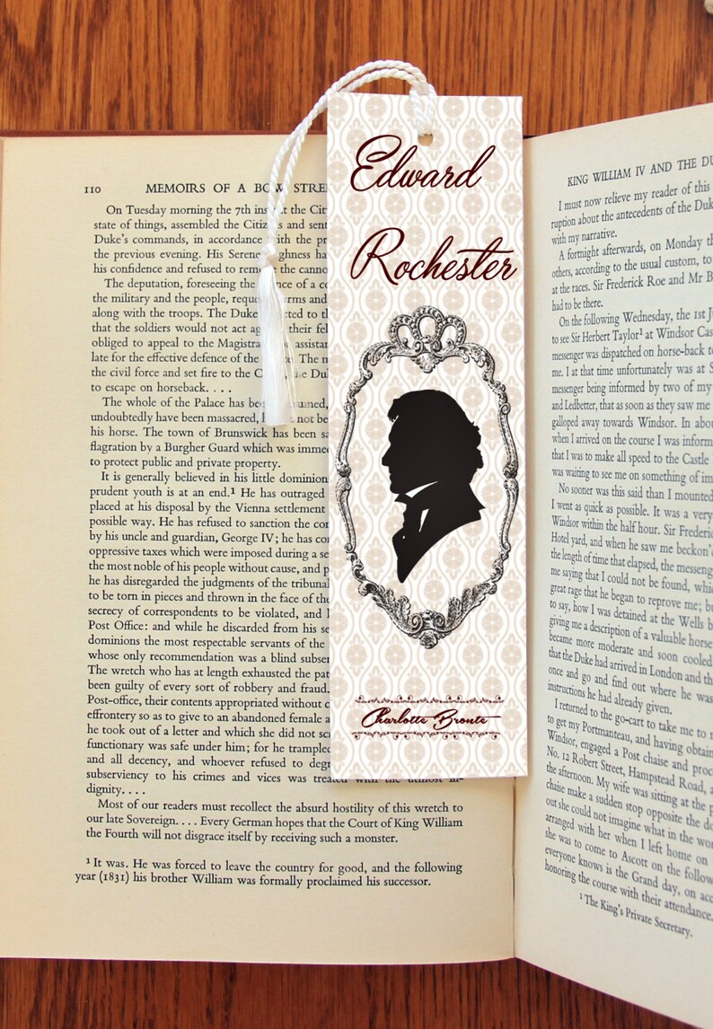 Jane Eyre & Edward Rochester Double Sided Felt Tasseled - Etsy