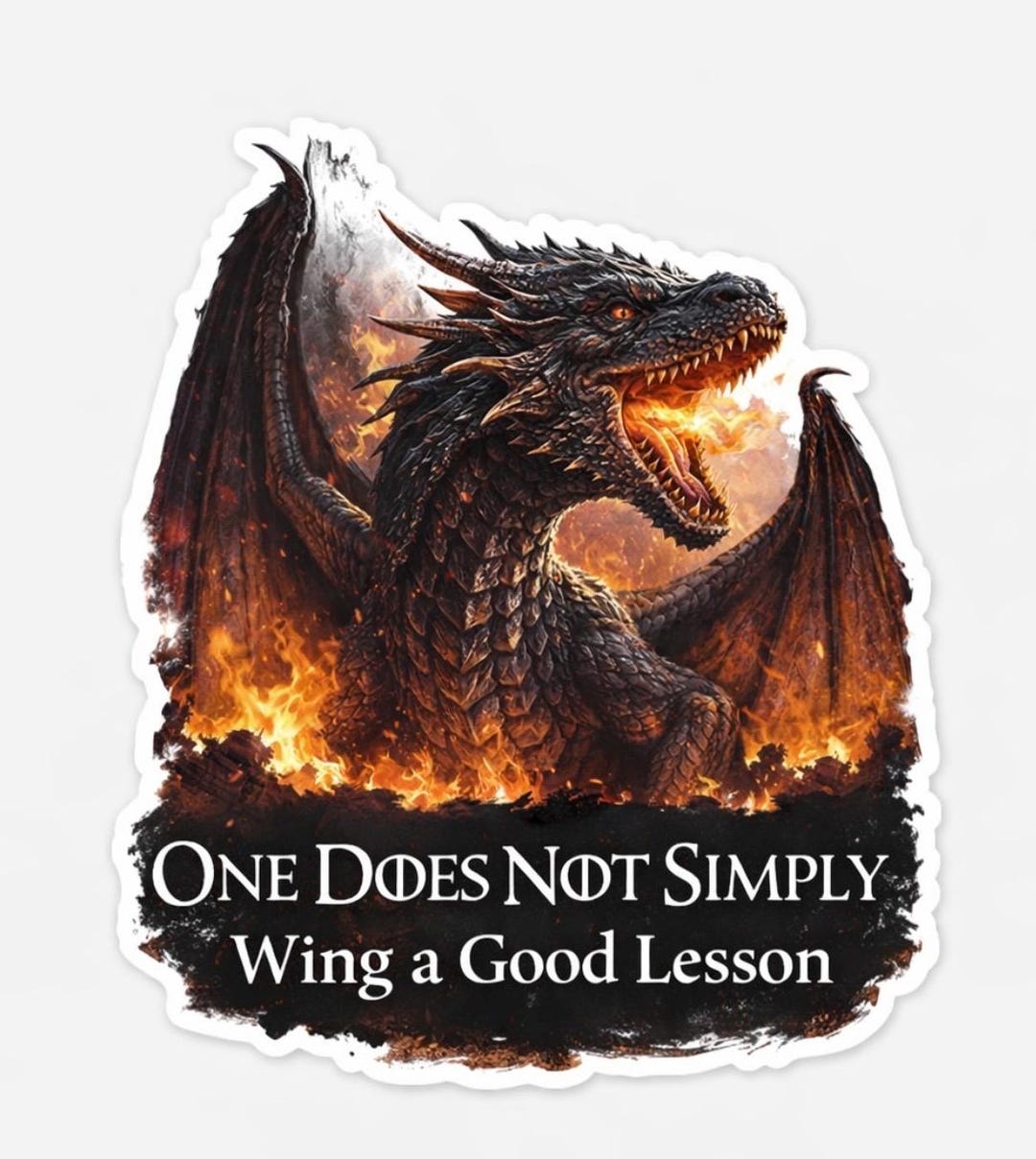 GOT Sticker- A Good Lesson - Etsy