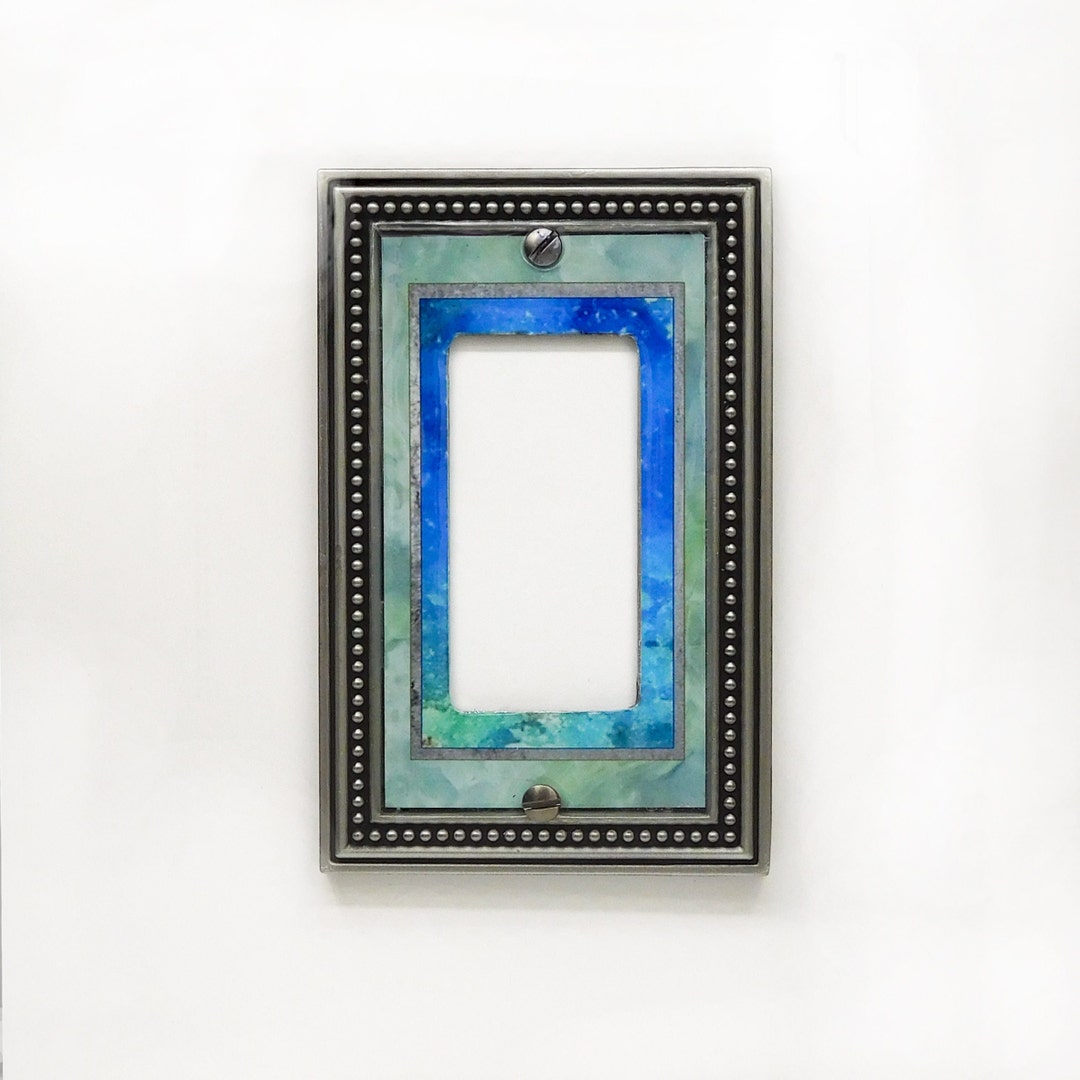 Coastal Elegance Rocker Light Switch Cover, in Silver - Etsy