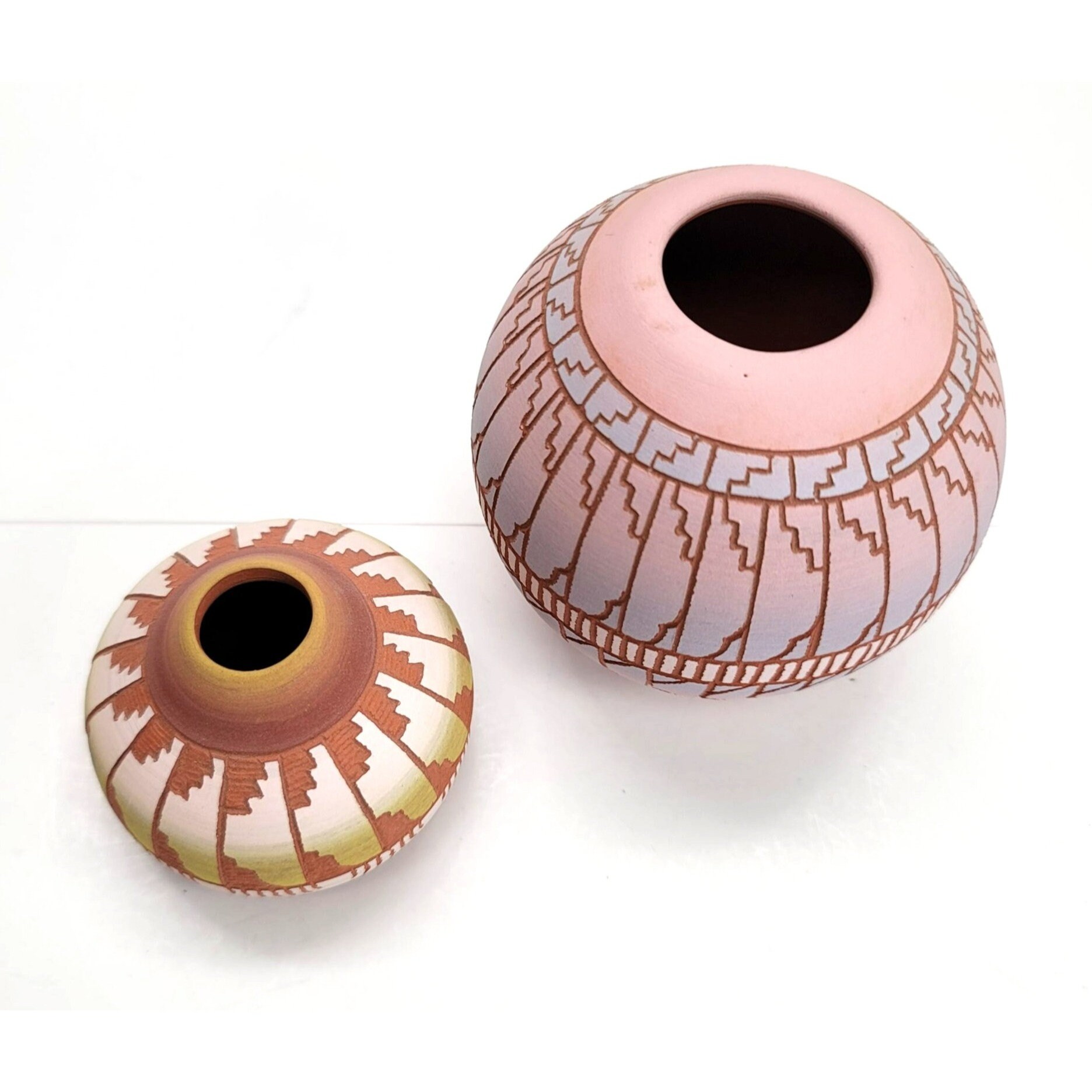 Native American Navajo Vases Seed Pots by Coral Charlie - Etsy