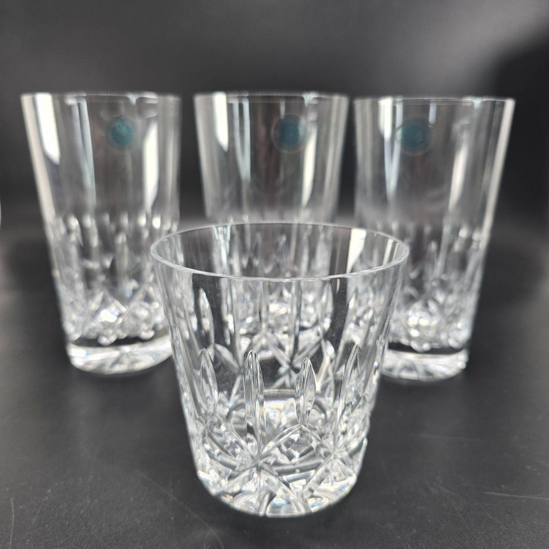 Galway Irish Crystal Baldmore Crystal Highball & Whiskey Glasses Set of ...