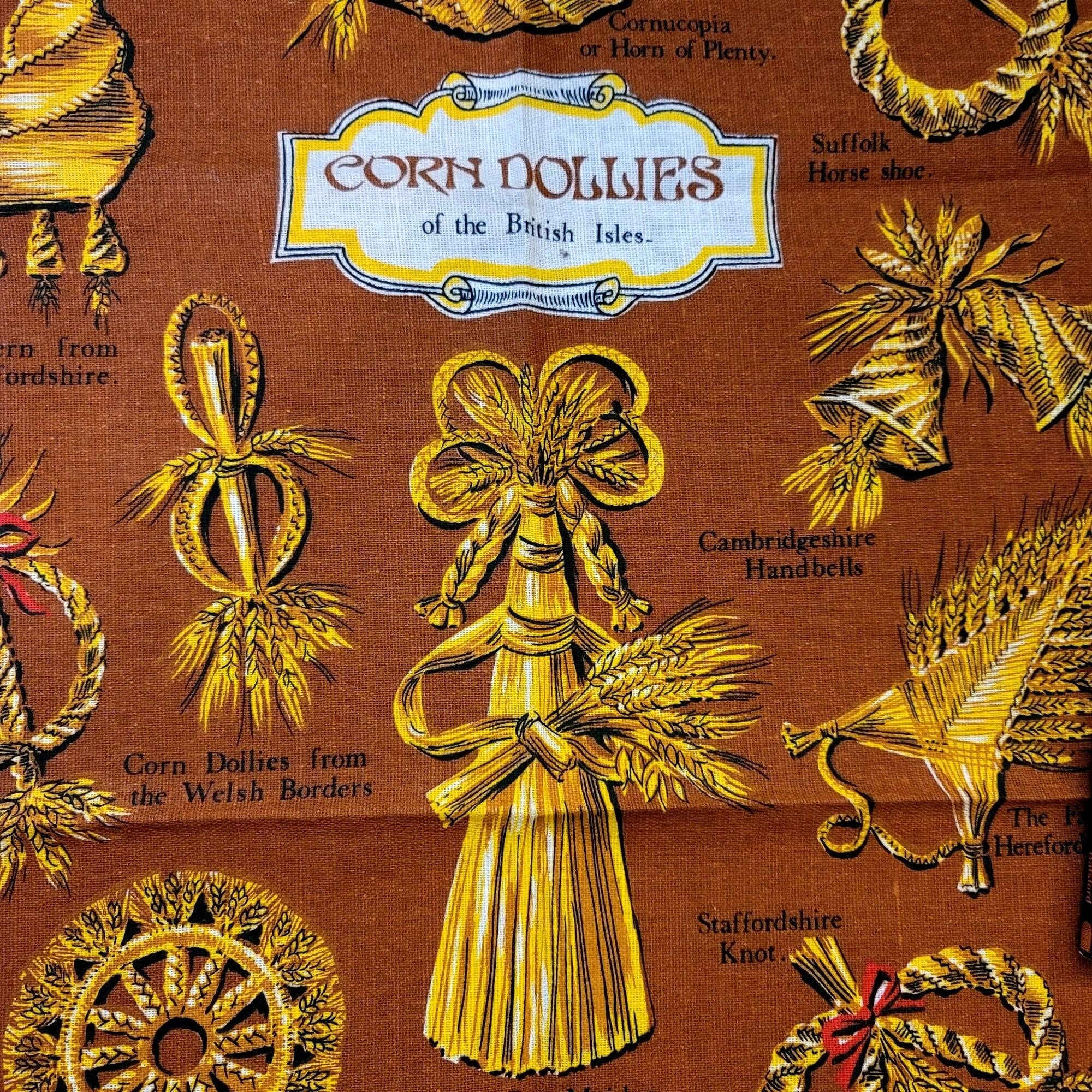 Vintage Corn Dollies of the British Isles Linen Books and - Etsy